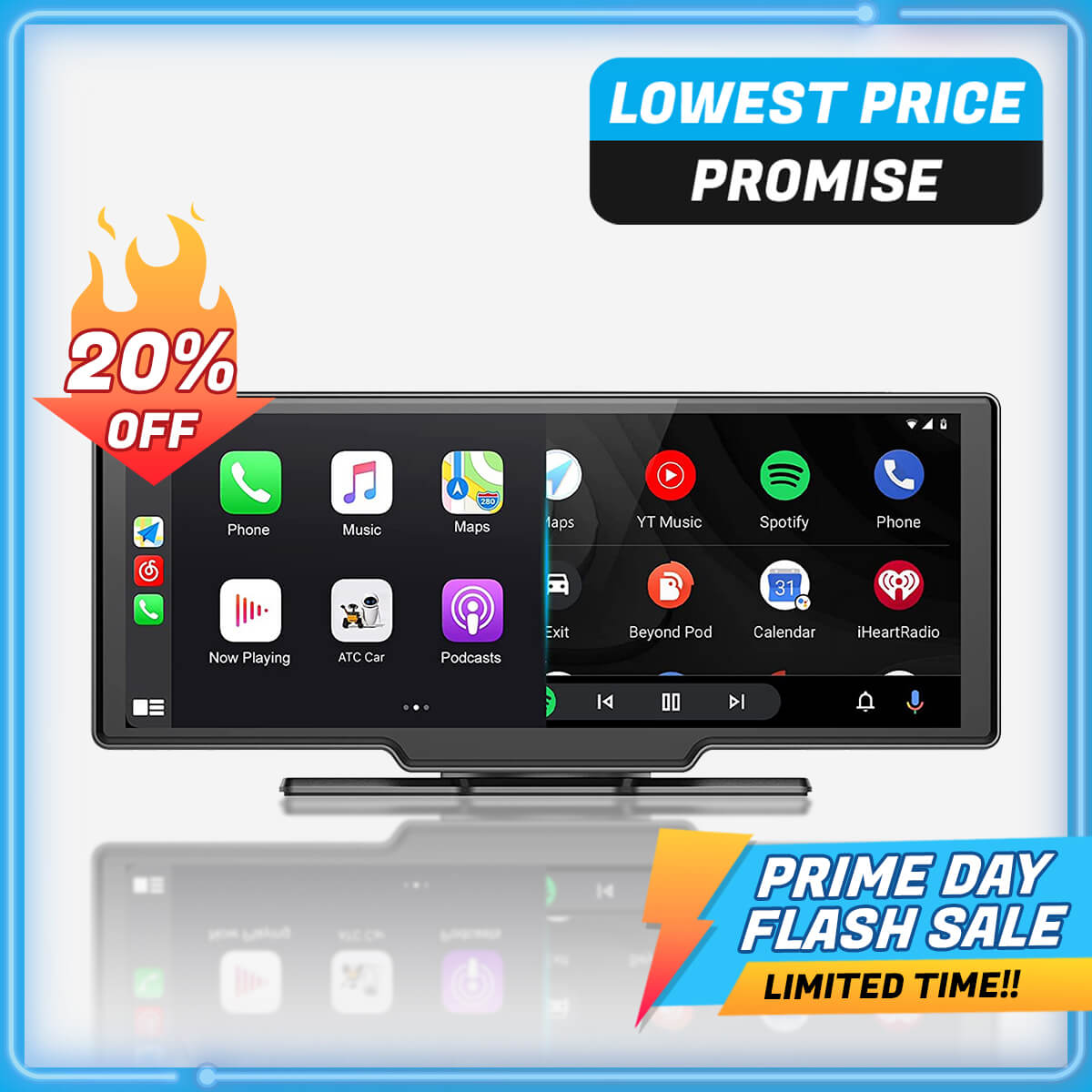 Portable Apple CarPlay & Android Auto Car Display Screen | Ottocast ...