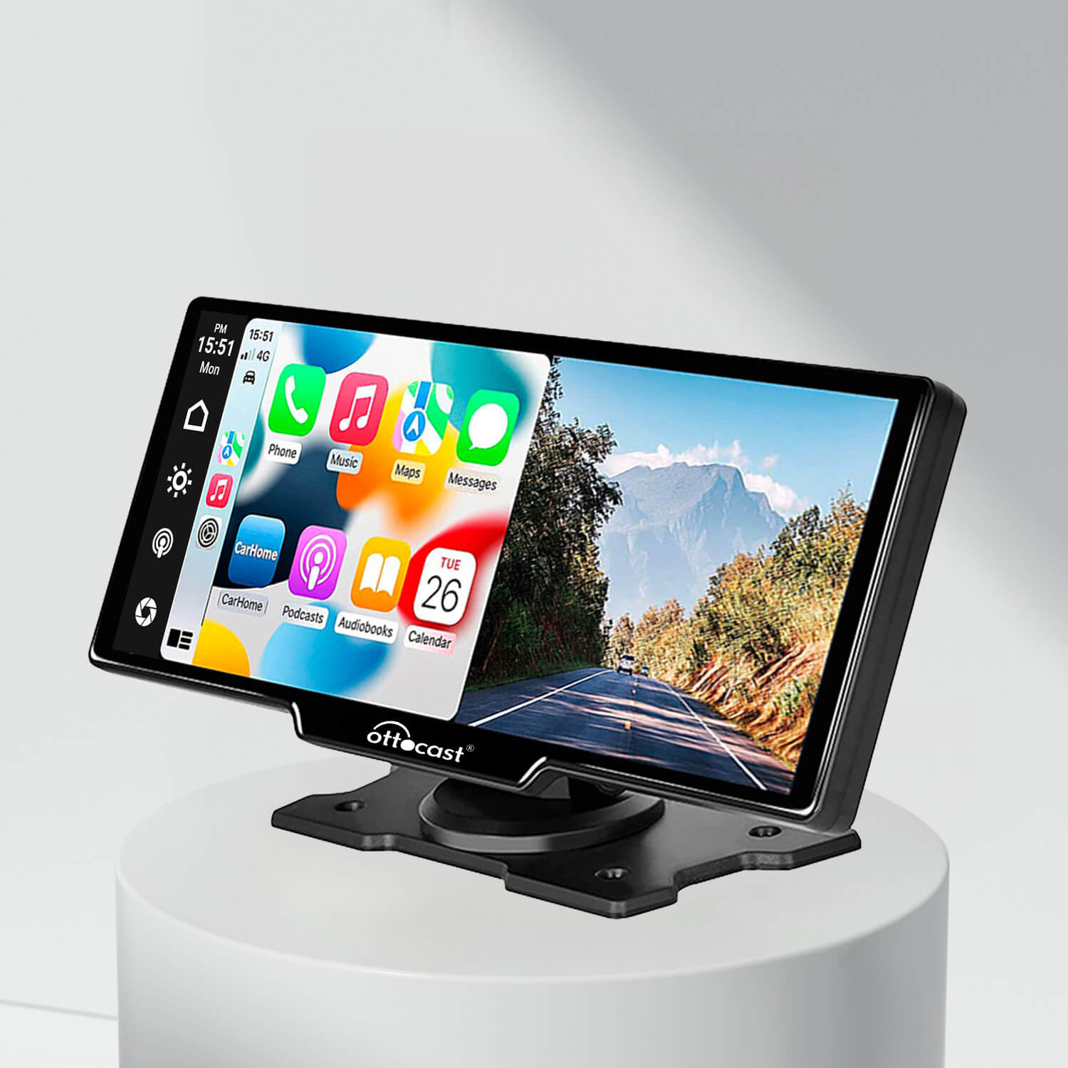 Portable Apple CarPlay & Android Auto Car Display Screen | Ottocast ...