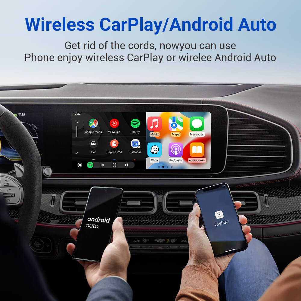 The Smart Car Link Wireless CarPlay/Android Auto 2 in 1 Adapter – OTTOCAST