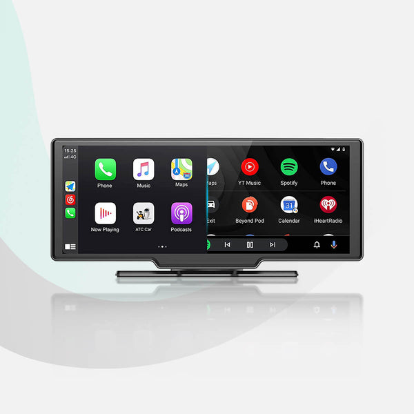 Ottoscreen 10" Wireless CarPlay & Android Auto Portable Car Screen
